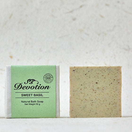 Devotion Sweet Basil Soap - Sri Aurobindo Ashram – Aura Experience Store