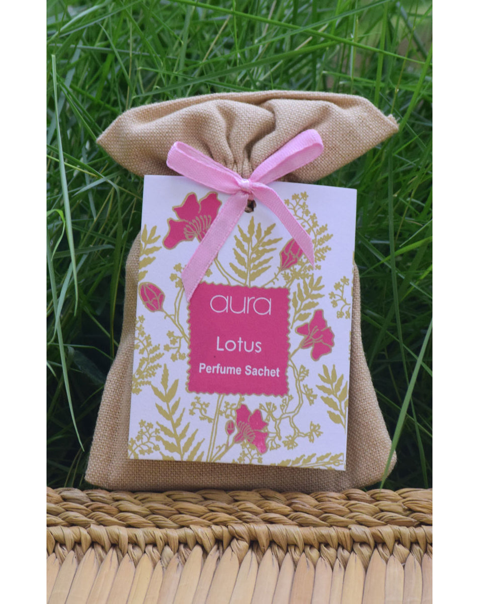 Handmade Lotus Perfume Sachets | Aura – Aura Experience Store